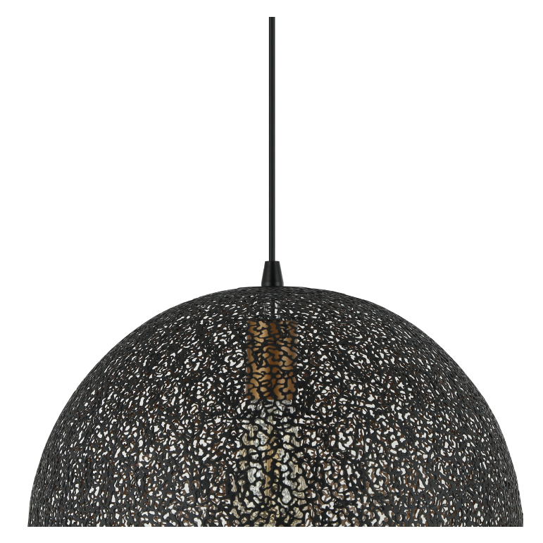Chericoni Rolo Hanglamp - 1 Lichts - Ø40 cm - Zwart - Chericoni